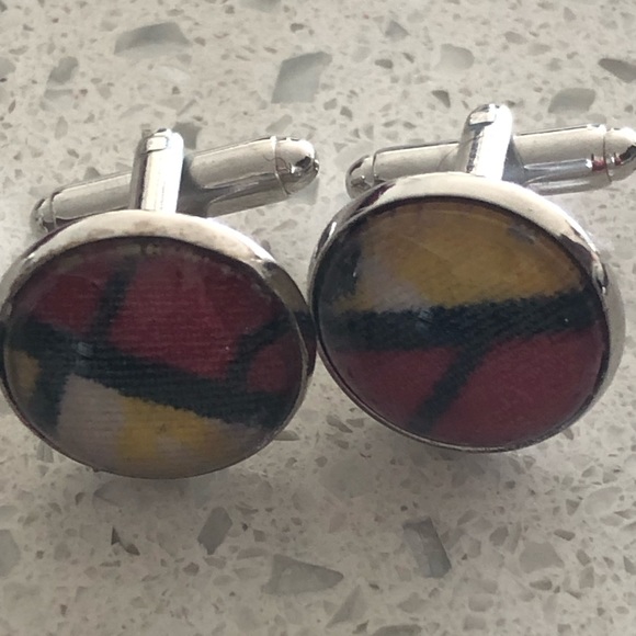 Hand Crafted | Accessories | Handmade Mens African Print Cuff Links ...